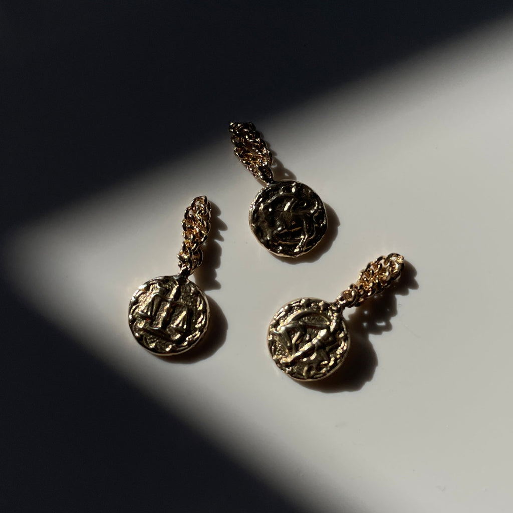 14K Zodiac Chain Bail Charm – Keary and James